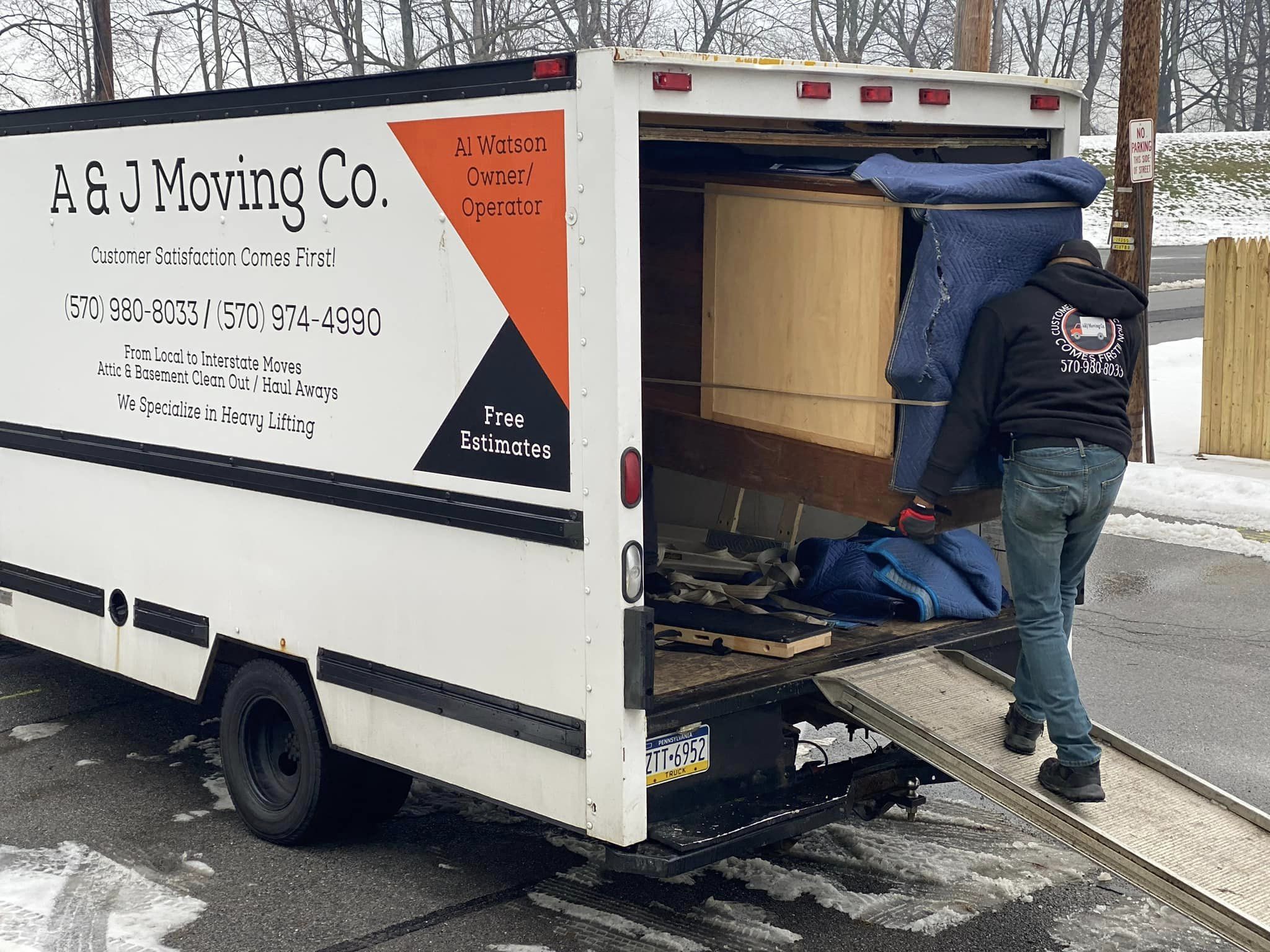 Williamsport, PA Moving Company - A&J Moving Co.